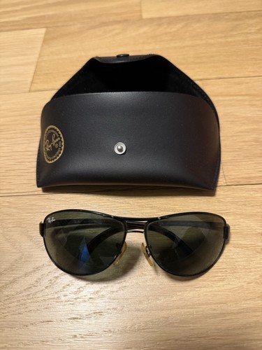 Ray Ban RB3342 Warrior Aviator Sunglasses Black 006 60D12 3N Metal ...
