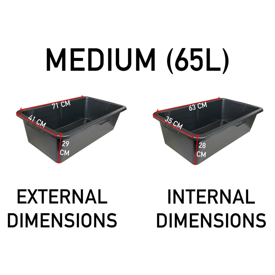 Garden Pond Pebble Pool Rectangular Water Feature Sump Bucket Wildlife ...