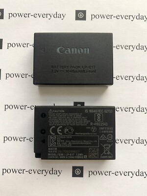 Genuine Canon LP-E17 Battery for EOS T6i T7i T8i RP 77D M5 M3 800D 650D ...