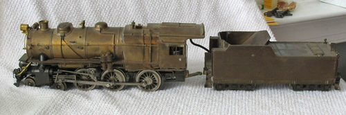 Max Gray O scale 2-Rail PRR Class G5s 4-6-0 KTM Brass Engine & Tender ...