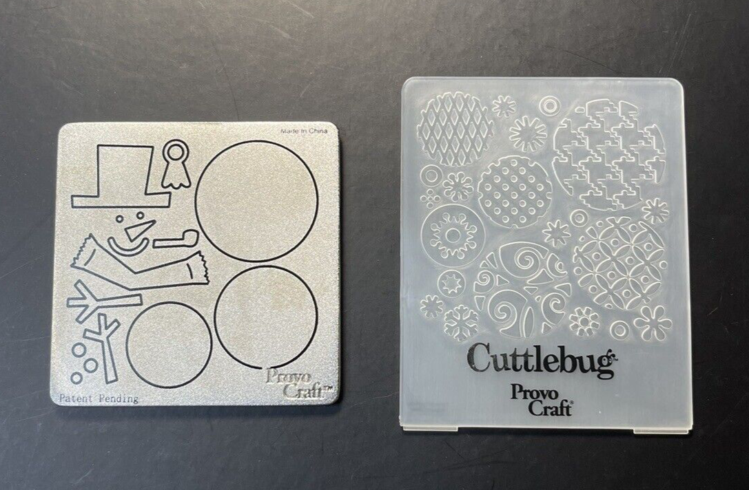 CUTTLEBUG CUT & EMBOSS "SNOW FUN" WINTER, CHRISTMAS, SNOWMAN | eBay