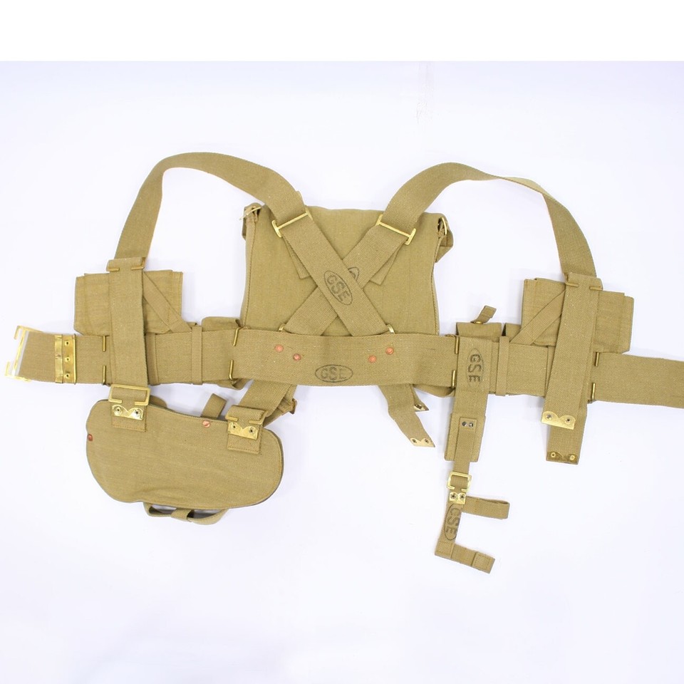 Replica 1908 2nd pattern Battle Order webbing set WW1 British Army by ...