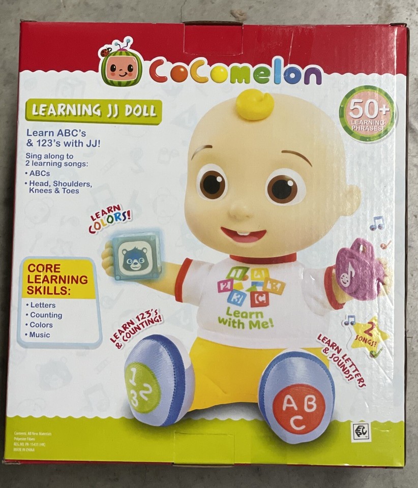 Cocomelon Learning JJ Doll ABC’s & 123’s Brand NEW 886144961120 | eBay
