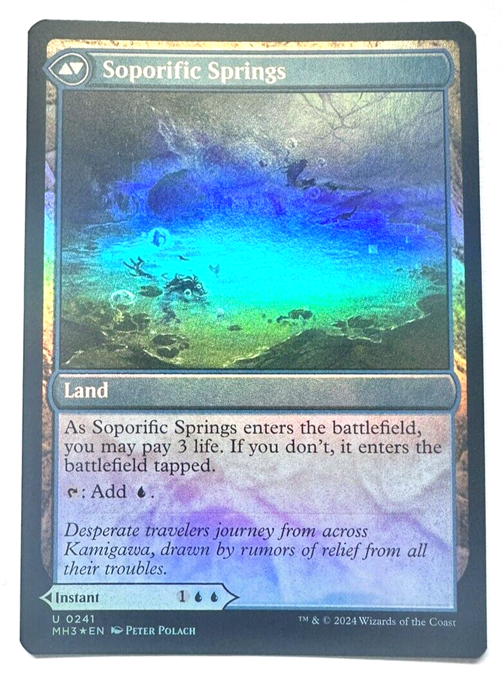 SINK INTO STUPOR/SOPORIFIC SPRINGS MAGIC THE GATHERING CARD MODERN HORIZONS 3 | eBay