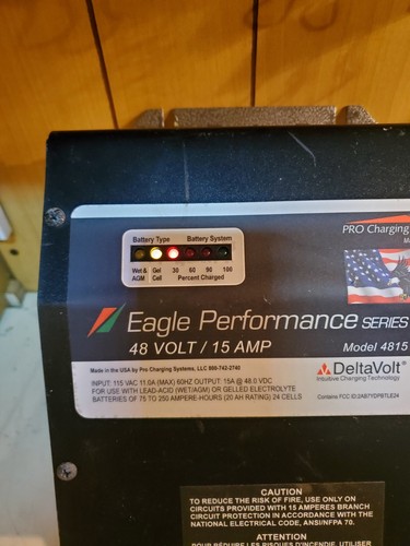 Eagle Performance 4815 Series 48v 15a Battery Charger For EV Golf Carts | eBay