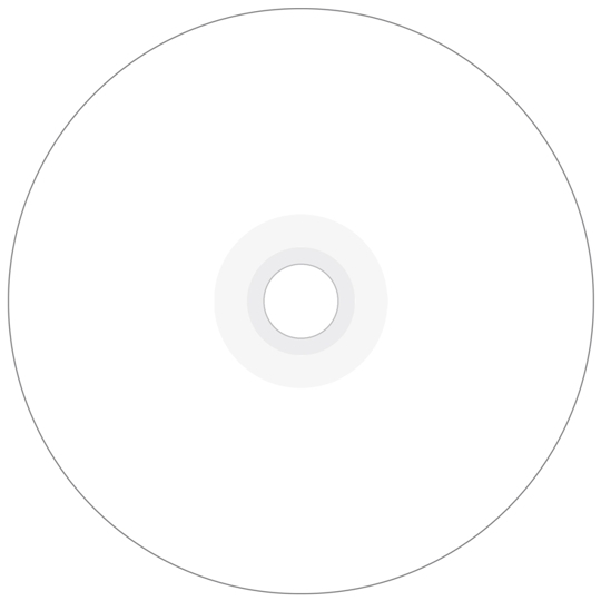 MediaRange 25-Pak 100-MIN 900MB 48X Inkjet CD-R's | White | Hub ...