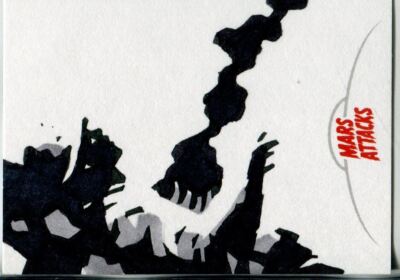 Mars Attacks Invasion Sketch Card By Robert Teranishi | eBay