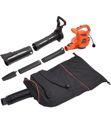 Black & Decker (BEBL7000) 3-in-1 Corded Electric Leaf Vacuum Leaf ...