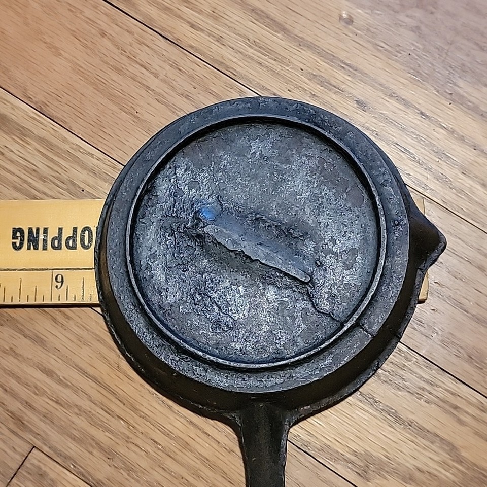 Vintage Cast Iron Skillet #1 Gate Mark Single Pour Spout 5 In | eBay