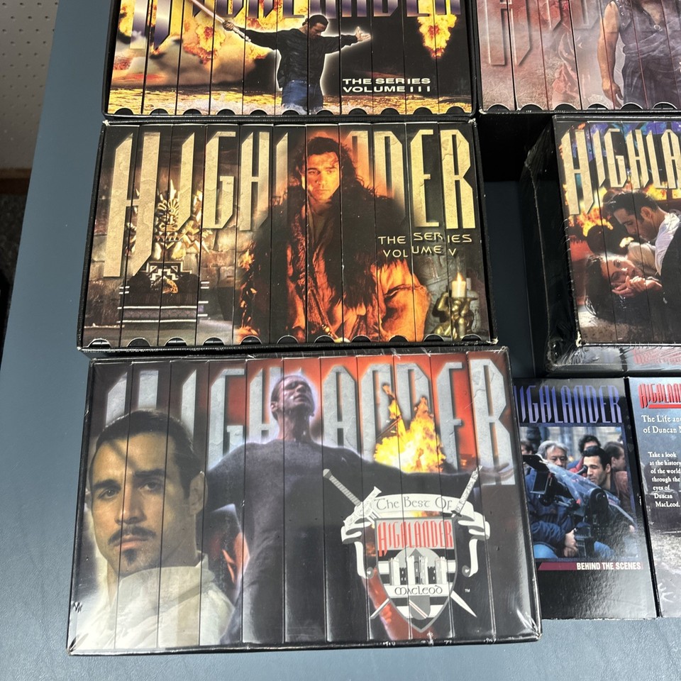 Highlander The Series Season 1-6 & The Best Of Macleod And 3 Extra Vhs Lot | eBay