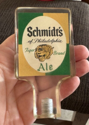 VINTAGE SCHMIDT'S TIGER HEAD ALE BEER TAP KNOB C. SCHMIDT BREWING CO ...