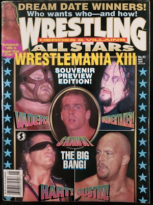 Wrestling All Stars Magazine No 92 May 1997 Wrestlemania XIII | eBay