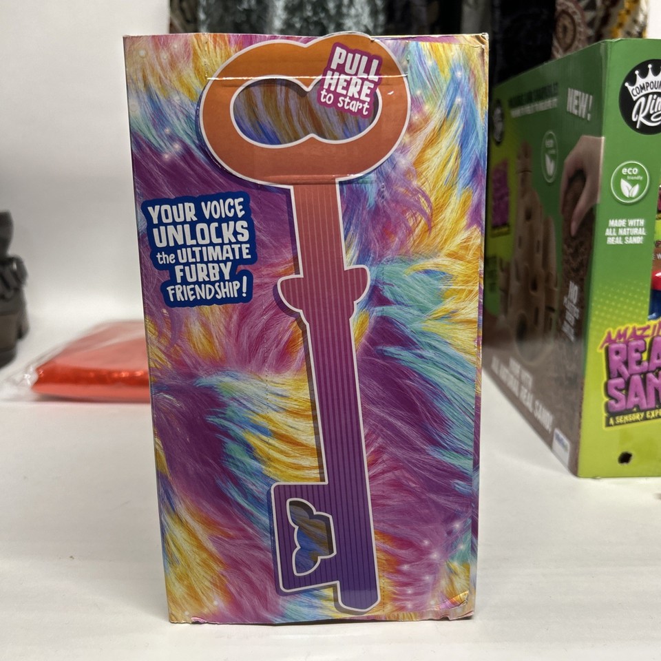 Furby Plush Interactive Toy Tie Dye (F8900) 2024 - Brand New In Box ...