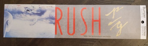 Rush Grace Under Pressure Bumper Sticker 1984 +HYF Balloon | eBay