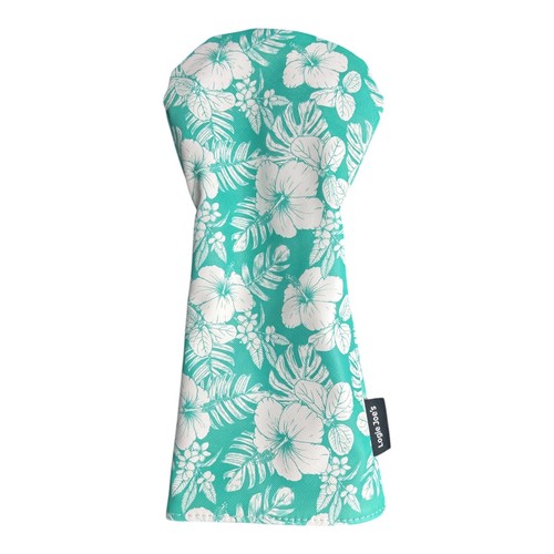 Teal Floral Hawaiian Driver Headcover Universal Flower | eBay