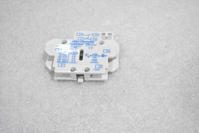 EATON CUTLER-HAMMER C320KGS3 AUXILIARY CONTACT 2 POLE, 10 AMP, 600VAC ...