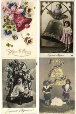 CHURCH BELLS CLOCK BELLS 56 Vintage Postcards Mostly pre-1940 (L6674 ...