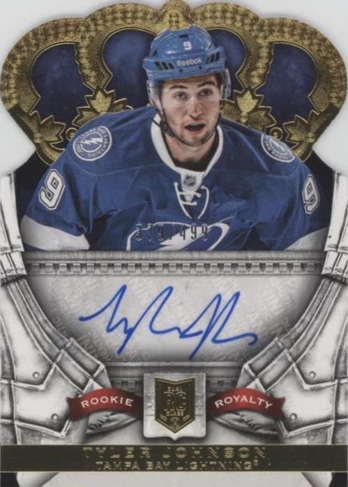 2013-14 Panini Crown Royale - Rookie Royalty Signatures Tyler Johnson ...