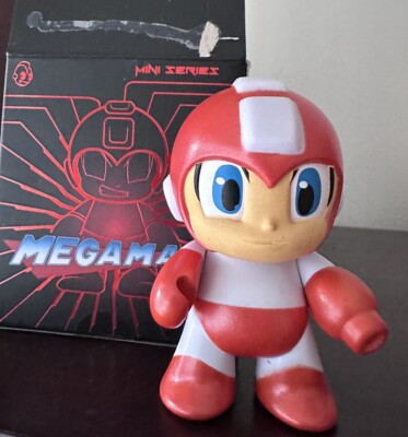 Mega Man Kidrobot red 3" vinyl figure Loot Crate edition | eBay