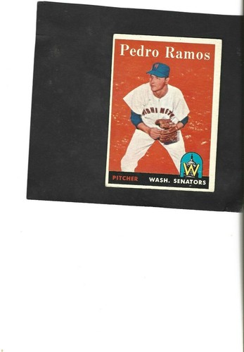 1958 Topps MLB # 331 Pedro Ramos | eBay