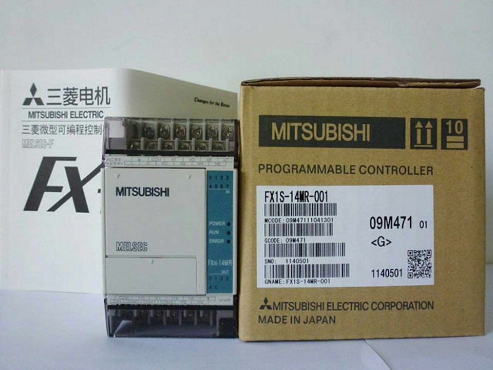 Mitsubishi New PLC programmable controller FX1S-14MR-001 FREE SHIPPING# ...