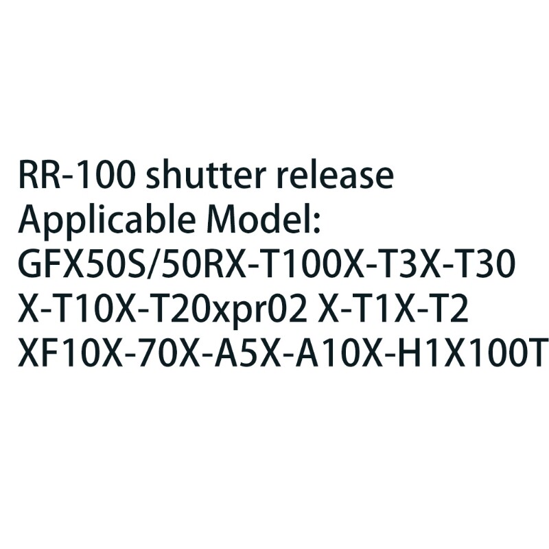 RR100 Remote Switch Shutter Release Cable Cord for GFX 50R/50S/XT3/XT30 ...
