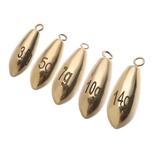 Quality Weights Additional Weight Sinker Fishing Lead fall Hook Connector Brass | eBay
