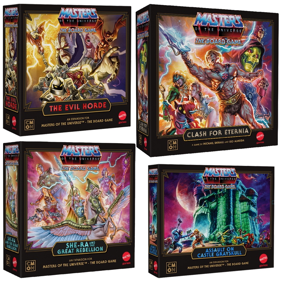 Masters of the Universe Bundle - Clash for Eternia + Expansions - Board ...