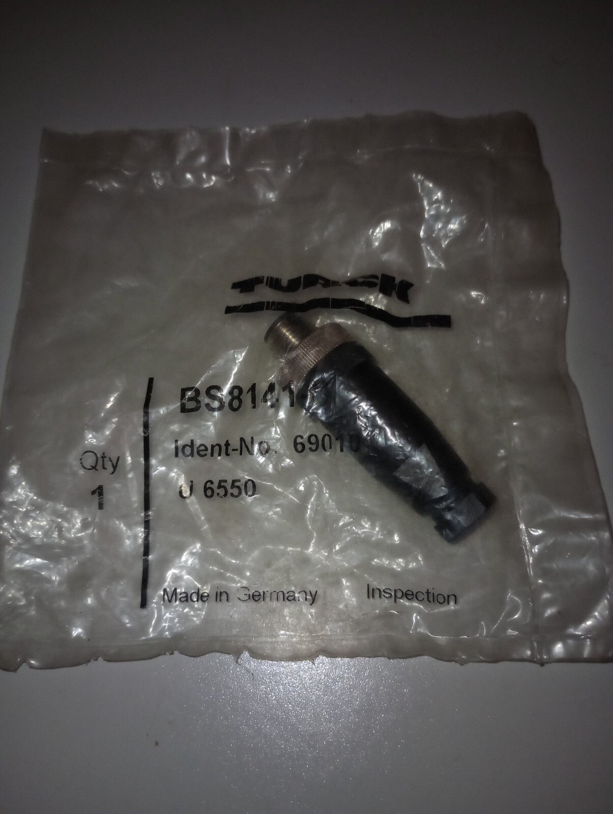 NEW GENUINE TURCK BS8141-0 STRAIGHT MALE CONNECTOR | eBay