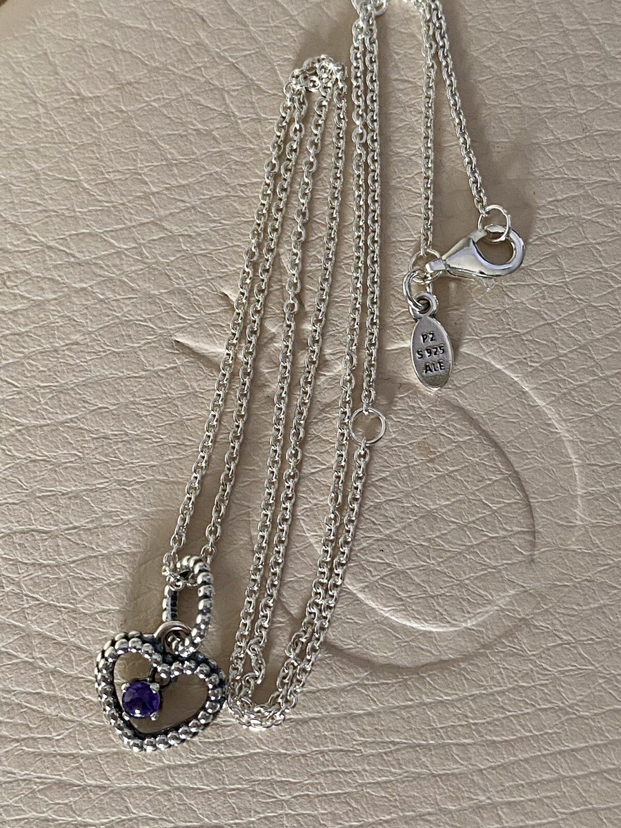 February birthstone necklace pandora store