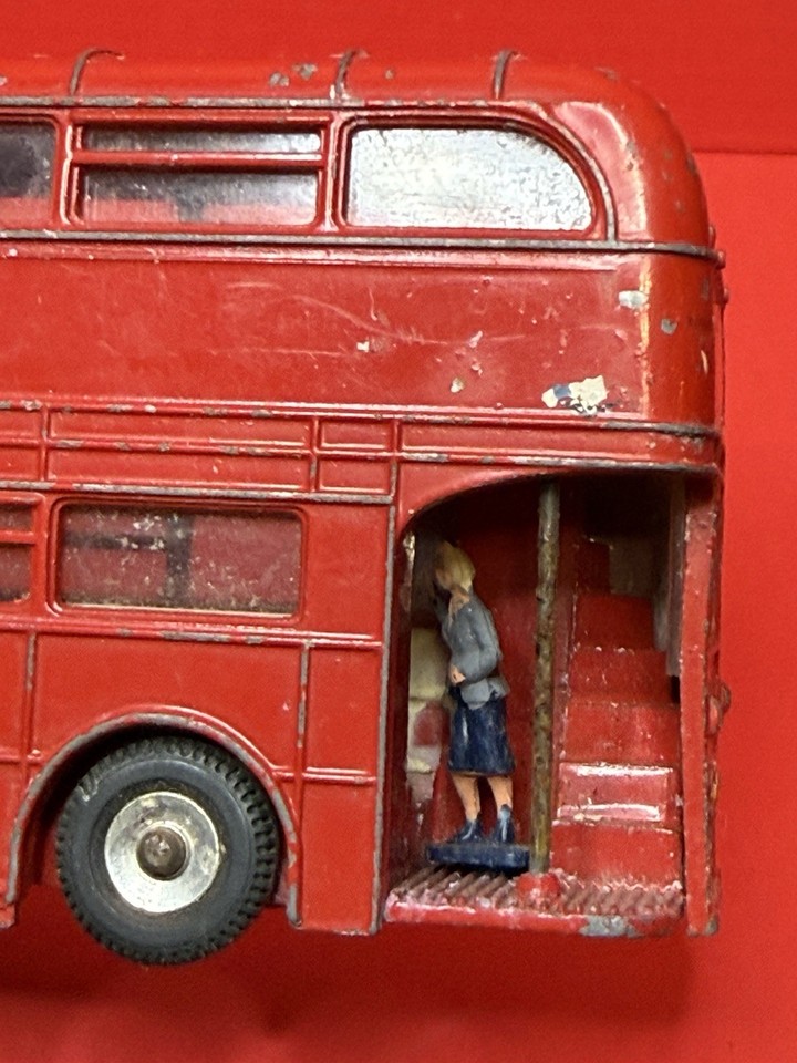 Vintage Retro Dinky Toys 289 Red Routemaster Doubledecker Bus Diecast ...