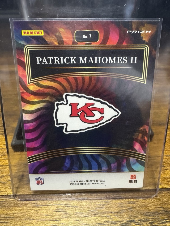 2024 Panini Select Patrick Mahomes II Color wheel #7 SSP Case Hit KC ...
