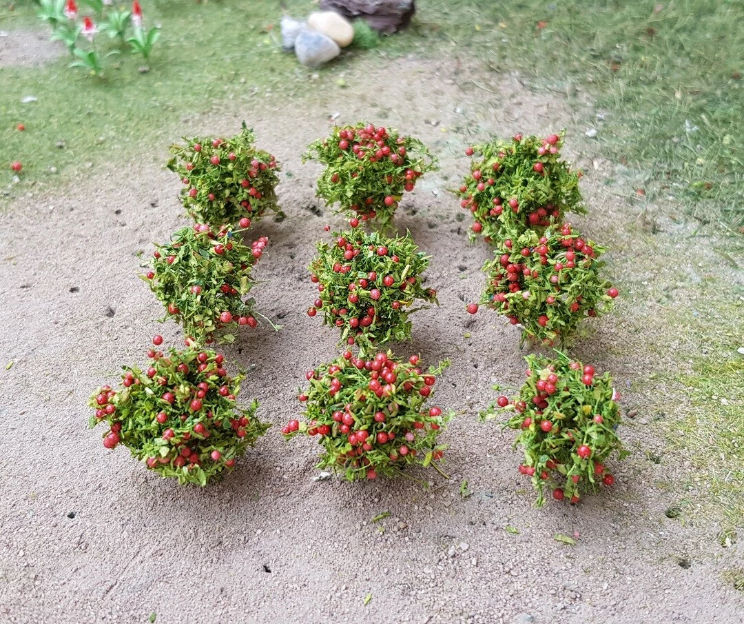 N Scale Flowers