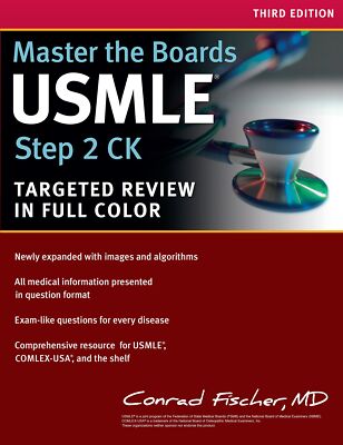 Master the Boards USMLE Step 2 CK Fischer MD, Conrad 9781625231130| eBay