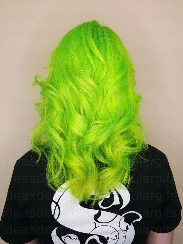 Lime Green Hair Dye