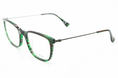 NEW CALVIN KLEIN CK 5929 315 GREEN STRIPE AUTHENTIC EYEGLASSES RX 51-19 ...