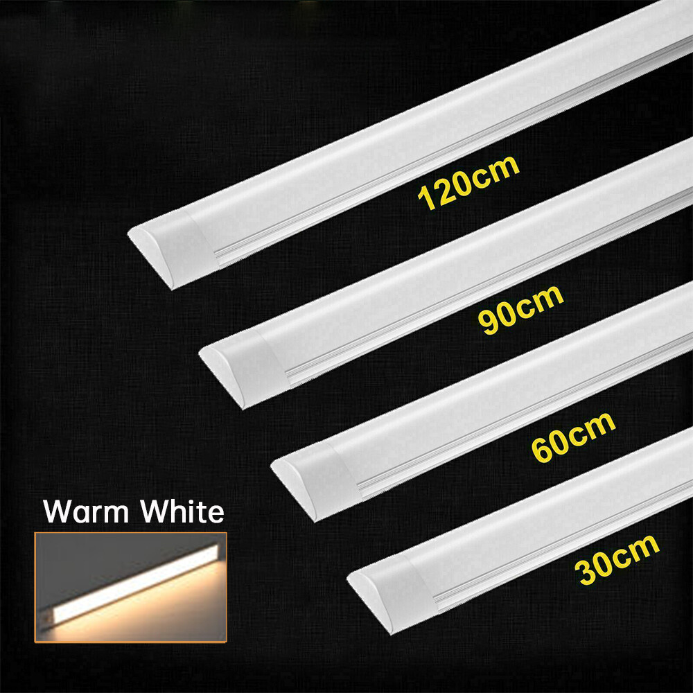 LED Slim Ceiling Batten Tube Light 30CM 60CM 90CM 120CM & GPO Wall ...