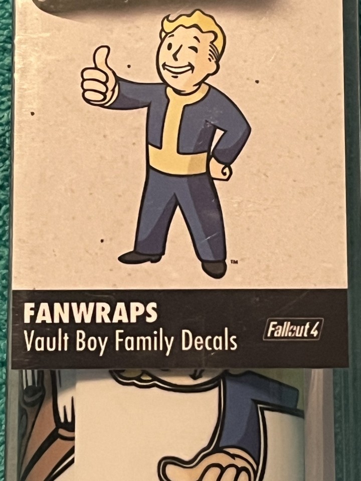 Fallout 4 Fanwraps Vault Boy Family Decals MIB Never Used | eBay