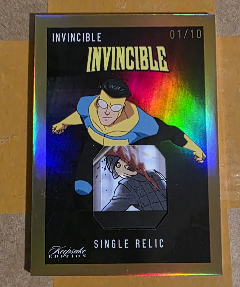 Keepsake Invincible - 1stEdition Single Relic Card (1/10) Invincible ...