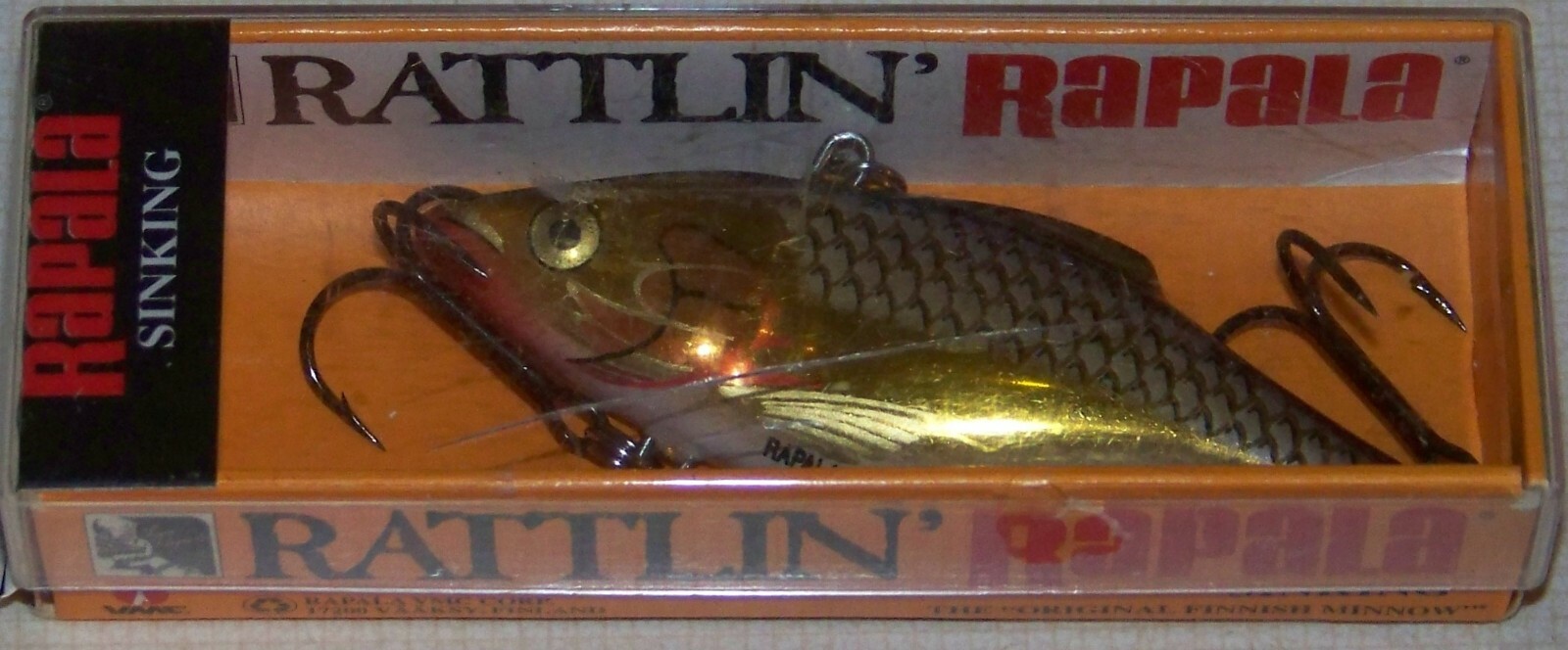RAPALA RATTLIN' RAP, RNR-7, RNR07, SG, RATTLING, SINKING, LIPLESS LURE ...