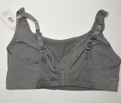 Playtex Women's Bra Secrets Bounce Control Wireless Grey Heather 42D ...
