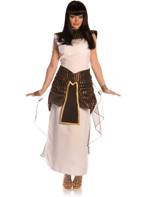 Women's White Robed Egyptian Cleopatra Costume | eBay