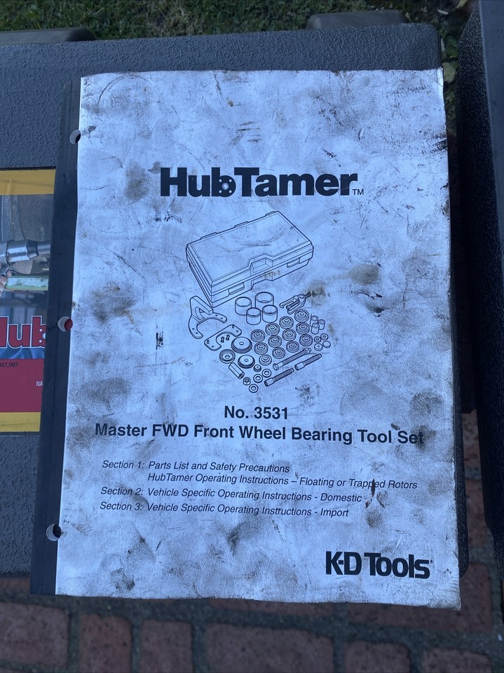 K-D Tools Hub Tamer #3531 Front Wheel Service Tool Set Made In USA | eBay
