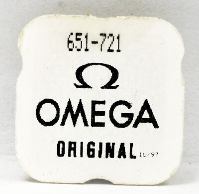 Original Omega Spare Part No. 651-721 Balance Complete. Sealed in Pack ...