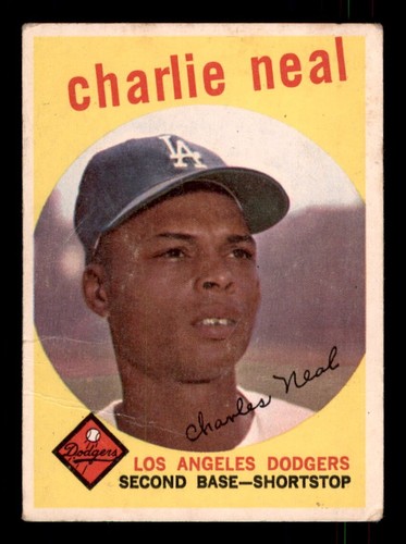 1959 Topps Baseball #427 Charlie Neal PR *e1 | eBay