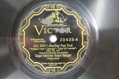 Edgar Fairchild - Ralph Rainger - VICTOR 20435 - PIANO - Oh, Kay ...
