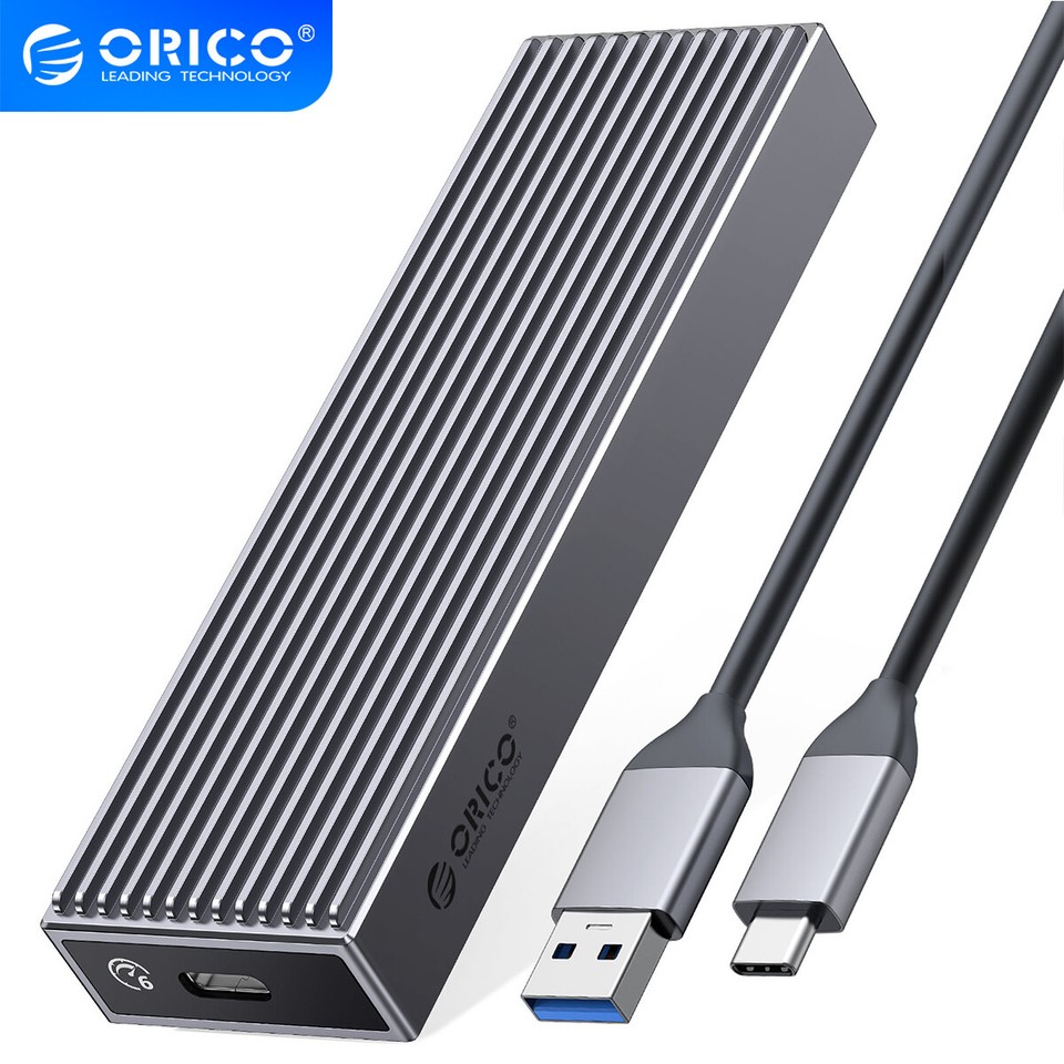ORICO M2 SSD Case NVME SATA Enclosure M.2 to USB Type-C Hard Drive Case ...