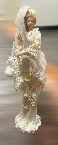 Victorian Pencil Tassel Doll Off White Snow Popular Creations ...