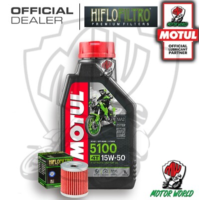 Set Service 1 Liter Öl MOTUL 5100 15W50 Filter beta 200 Alp 2000 2001 ...