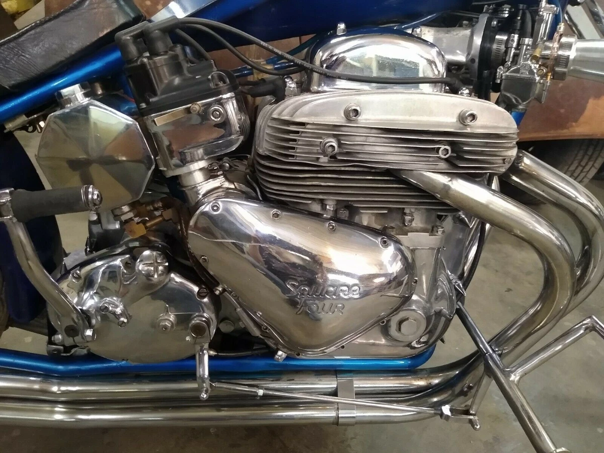 Rare Ariel Square Four Was Converted Into a Chopper
